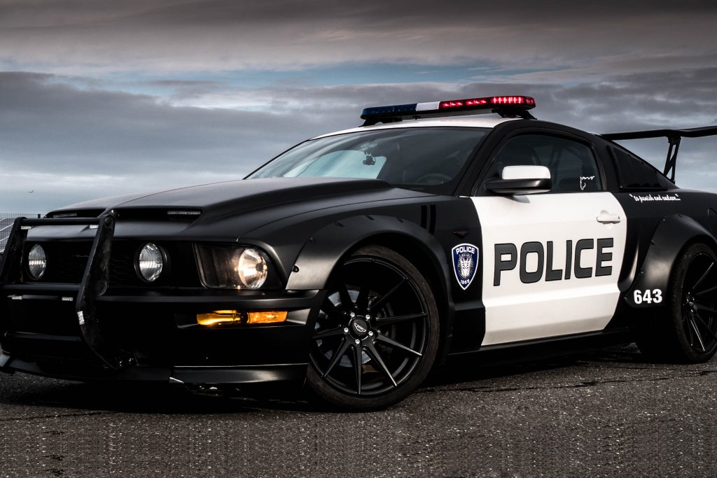 Transformers 1 police car store